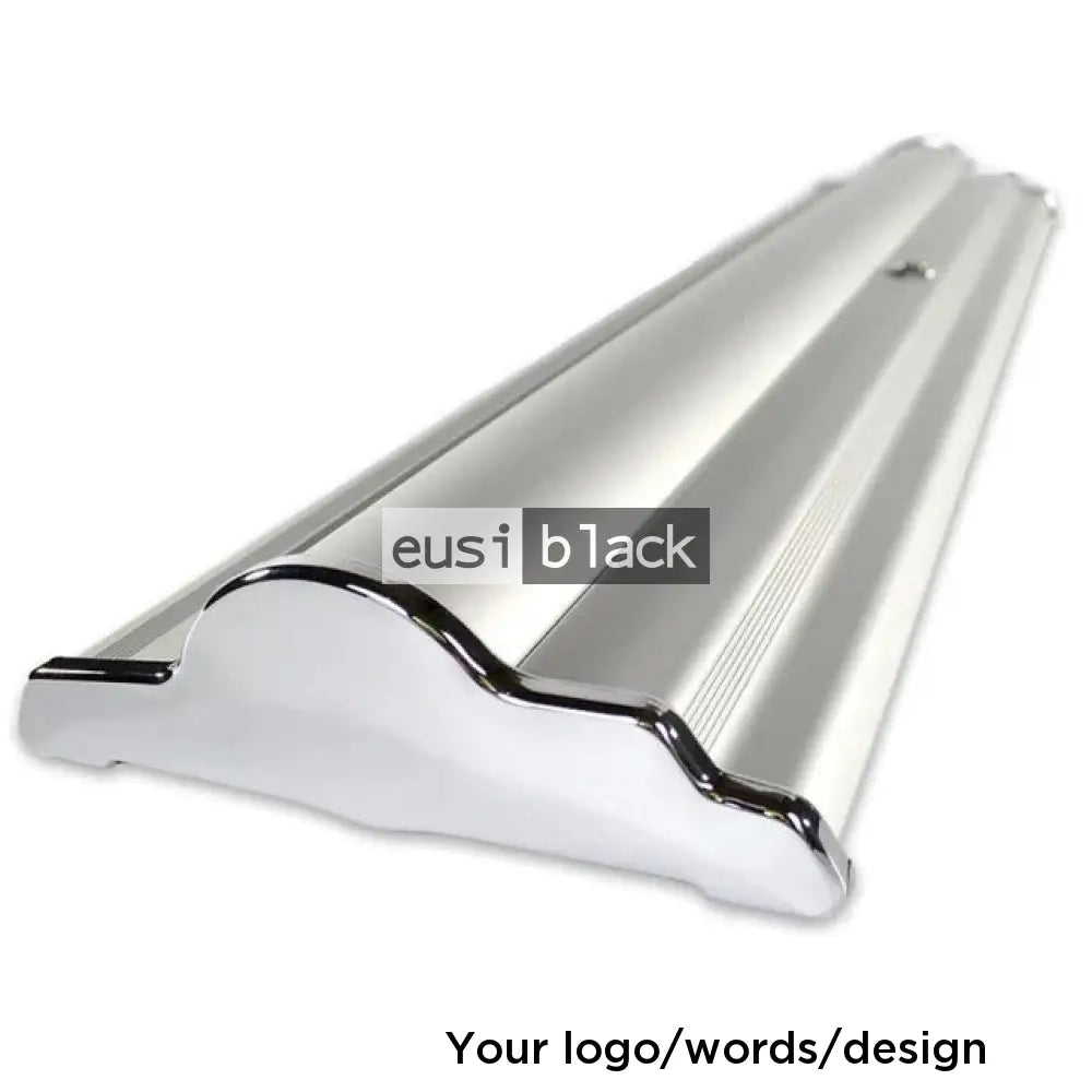 Media roll up broad base banner stand customized at Eusi Black Gift ...
