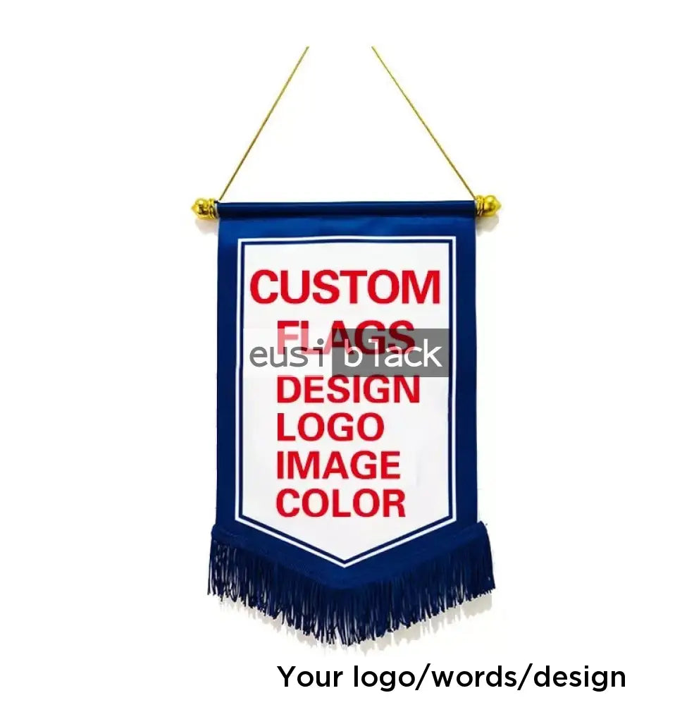Sports team flag customized with team logo by Eusi Black Gift Shop ...